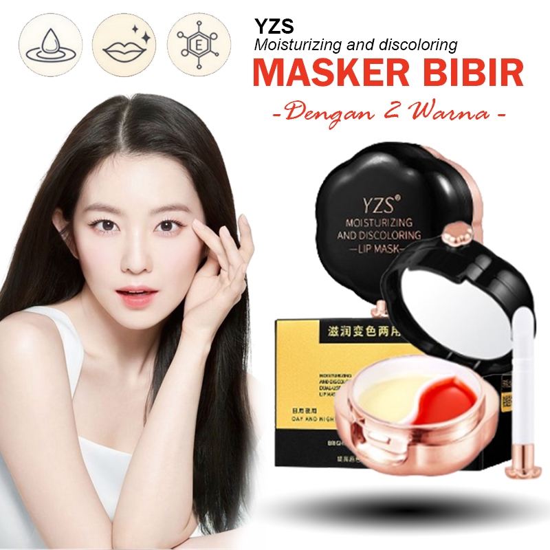 Jual YZS Lip Mask Air Cushion 2 Warna Lip Balm / Masker Bibir Berubah Warna / Lip Mask 2 In 1 ...