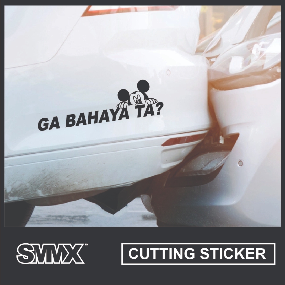 Jual cutting sticker Ga Bahaya Ta Mickey Mouse | Shopee Indonesia