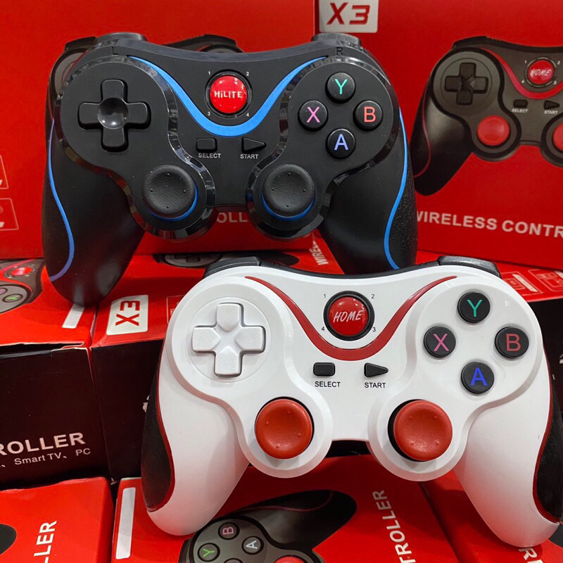 Jual Gamepad Joystick Bluetooth Wireless Controller For Android Terios X3 With Holder Shopee