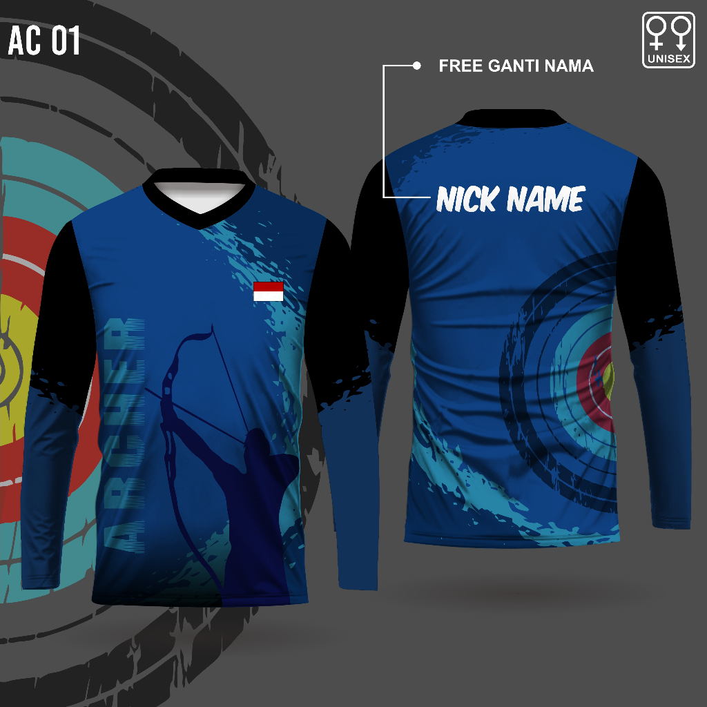 Jual Jersey panahan baju panahan kaos panahan archery baju panahan ...