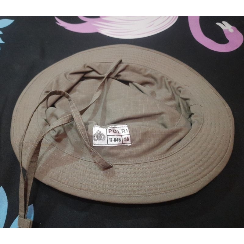 Jual topi rimba polri warna hijau pdl hijau | Shopee Indonesia