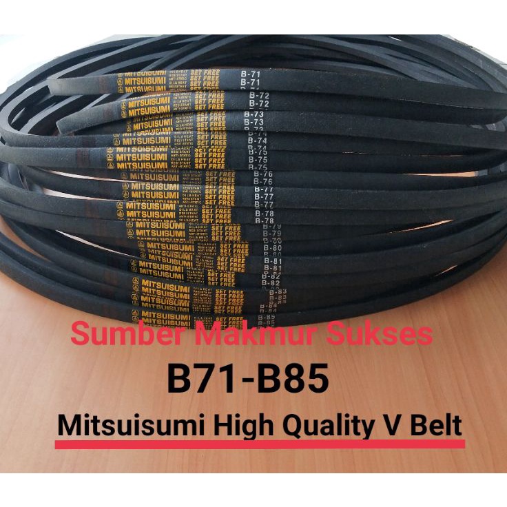 Jual DBa V BELT VANBELT B71 B72 B73 B74 B75 B76 B77 B78 B79 B8 B81 B82 ...