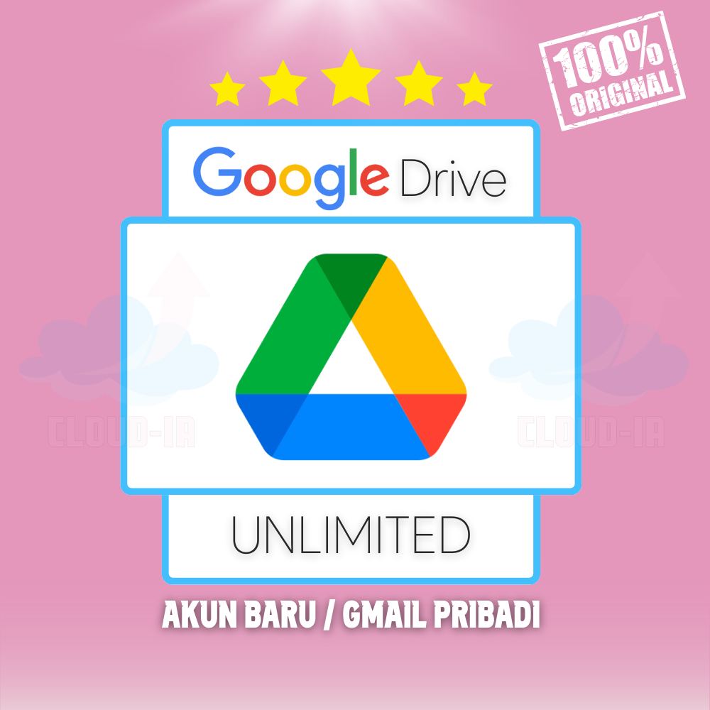 Jual Google Drive Unlimited Lifetime Original Legal Bergaransi | Shopee Indonesia