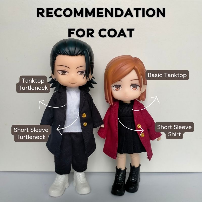 Jual Nendoroid Clothes - Long Coat / Blazer Nendoroi Doll YMY/Obitsu ...