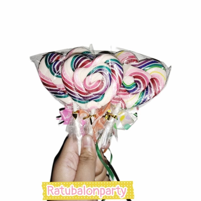Jual Permen Lolipop 7 Cm Bentuk Bulat Minimal 5 Pcs | Shopee Indonesia