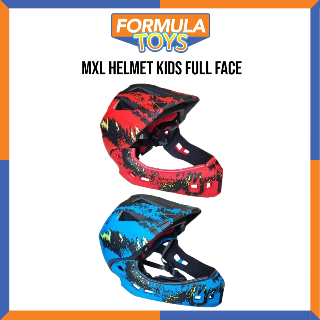 Jual HELM SEPEDA ANAK MXL HELMET KIDS FULL FACE MIX | Shopee Indonesia