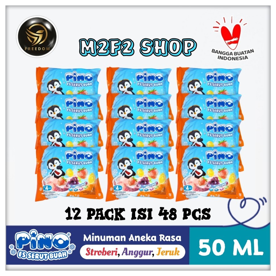 Jual Pino Es Serut Buah Assorted Bag Isi 4 Cup - 50 ml (Kemasan 12 Pack ...