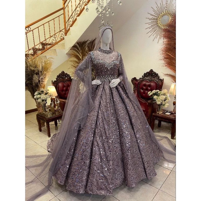 Jual Gaun pengantin mewah | Gaun pengantin Premium | Gaun pengantin ...