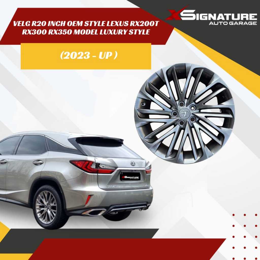 Jual VELG R20 INCH OEM STYLE LEXUS RX200T RX300 RX350 MODEL LUXURY ...