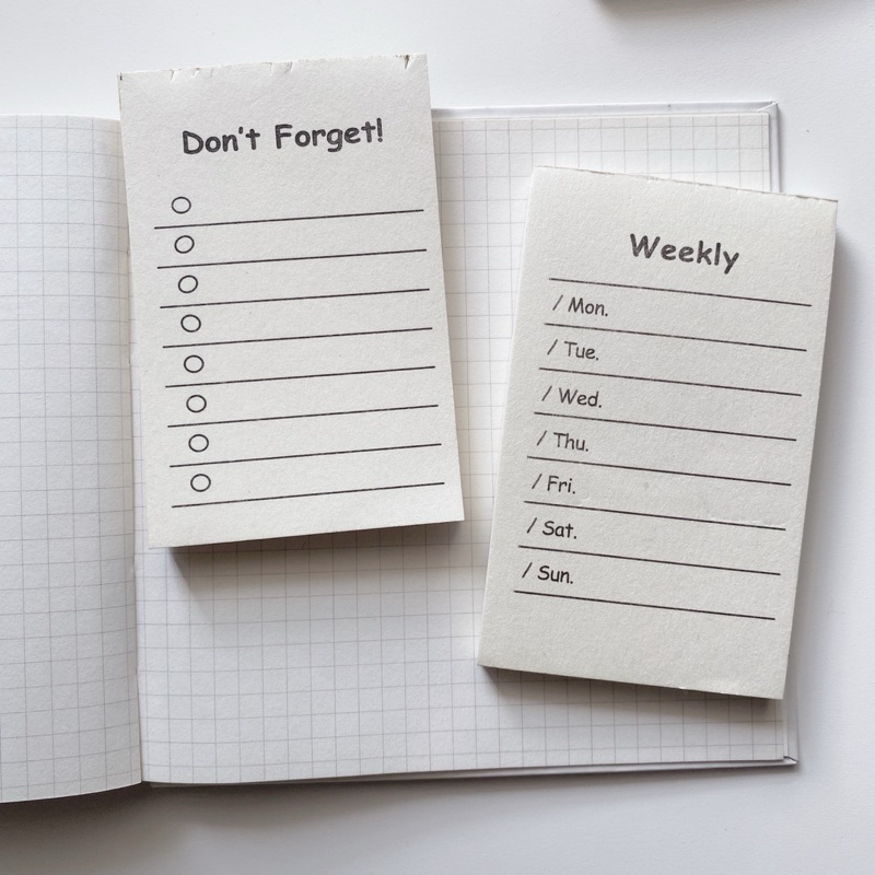 Jual [HALOPOLAROID] Memo Pad Aesthetic Memo Note Paper Notepad | Shopee ...