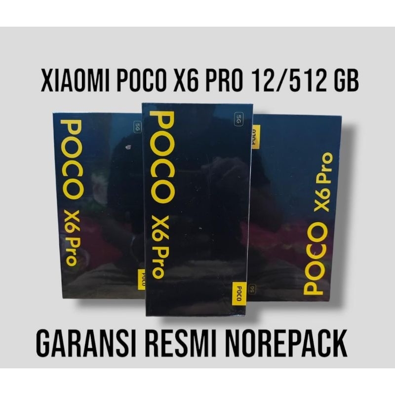 Jual Xiaomi Poco X6 Pro 12/512 GB Garansi Resmi | Shopee Indonesia