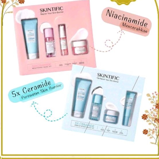 Jual SKINTIFIC TRAVEL KIT|TRAVEL SIZE | STARTER PACK | Shopee Indonesia