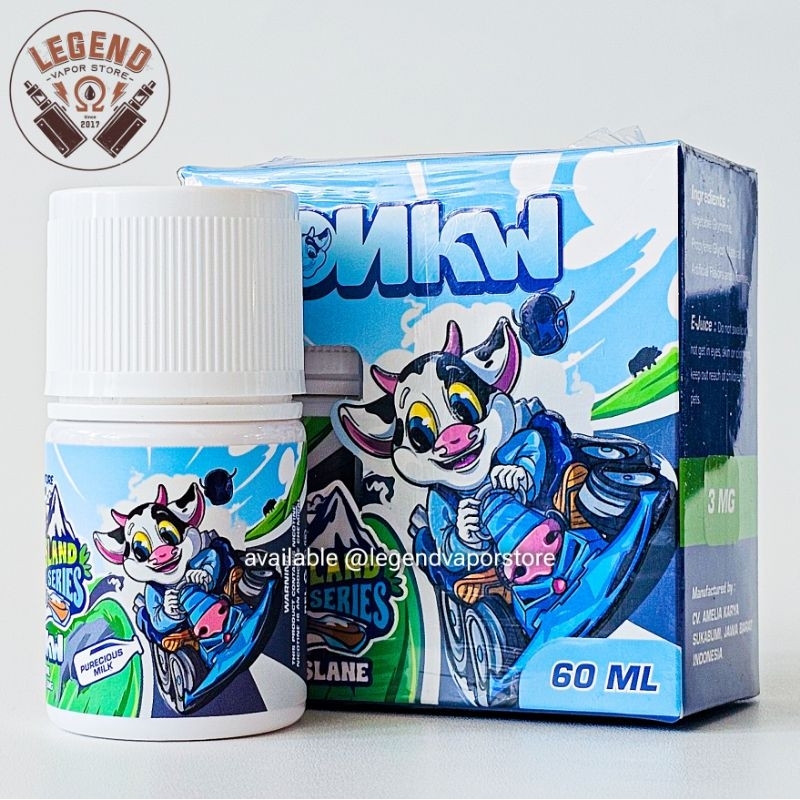 Jual FREEBASE - LIQUID DNKW PURECIOUS Milk Full Cream 60ML 3MG 6MG ...