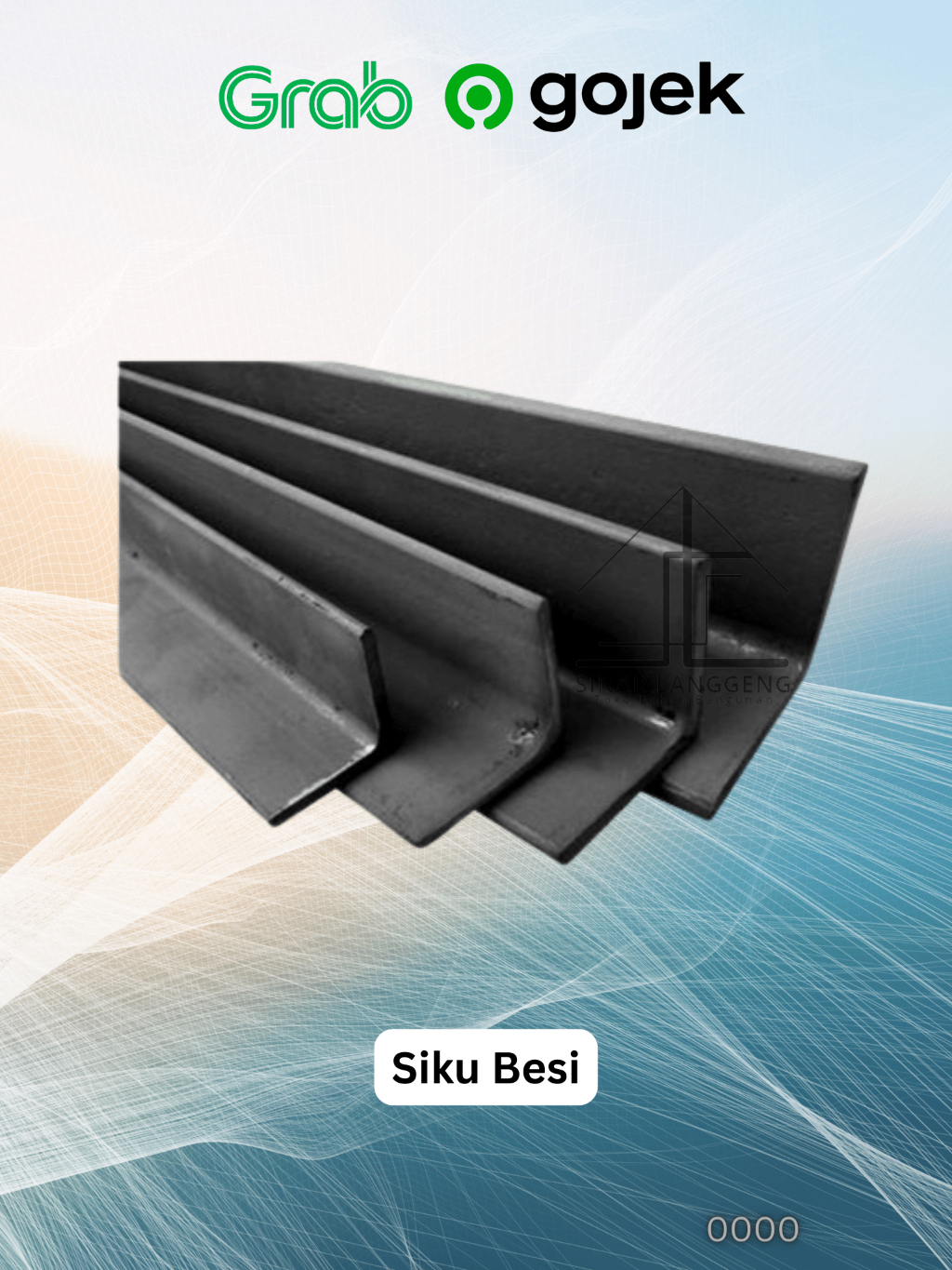 Jual (Min order 5btg) Besi Siku Hitam 4x4 tebal +- 2,7mm +- 3,2mm +- 3 ...