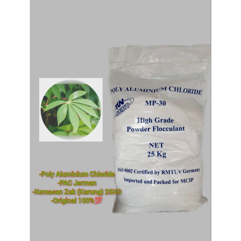 Jual Poly Aluminium Chloride / PAC Jerman / PAC Germany 25KG | Shopee ...
