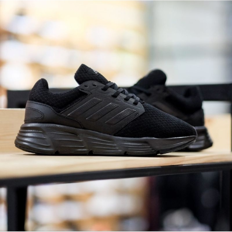 Jual Sepatu Running Adidas Galaxy M6 Full Black Original OEM Bnwb ...