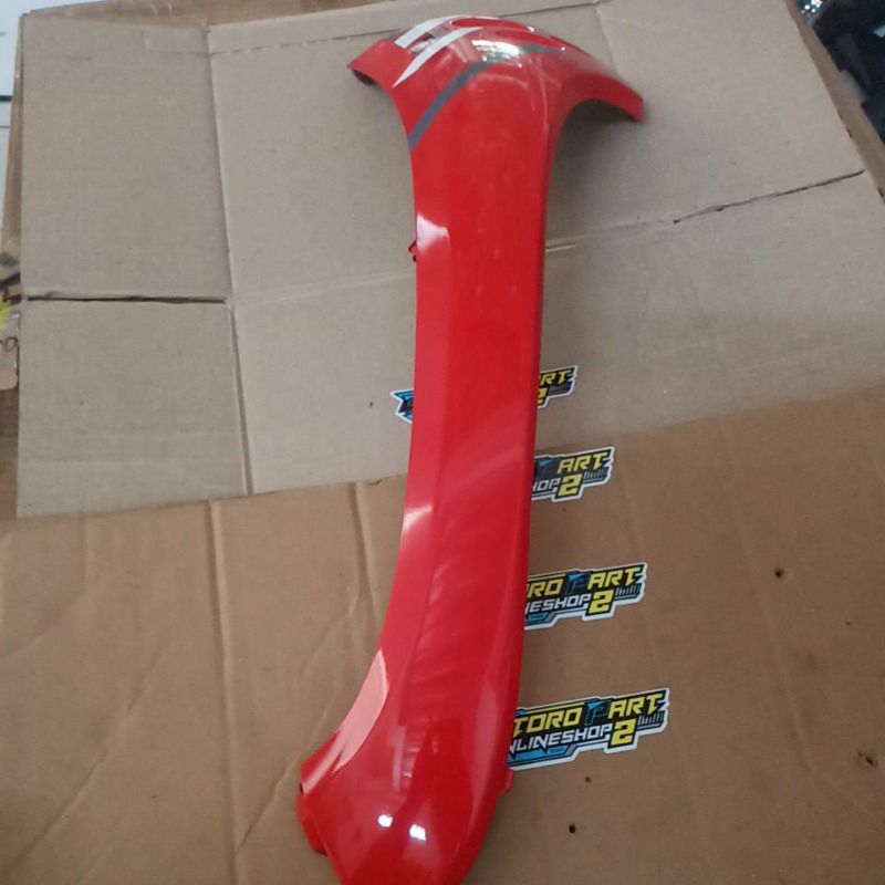 Jual sayap depan Scoopy k2f merah glossy original kanan | Shopee Indonesia