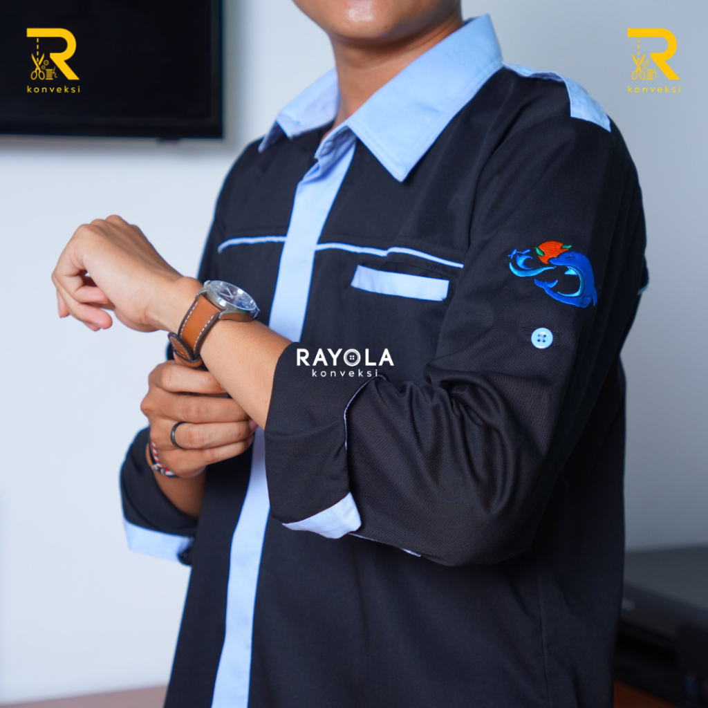 Jual kemeja Panjang Custom Bordir Satuan/ PDH, PDL Custom Bordir ...