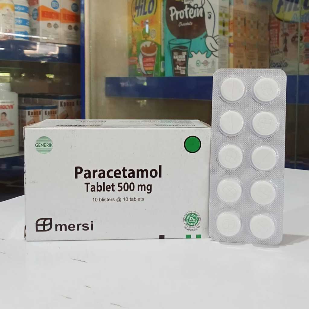Jual Paracetamol 500mg MERSI 1 Strip | Shopee Indonesia