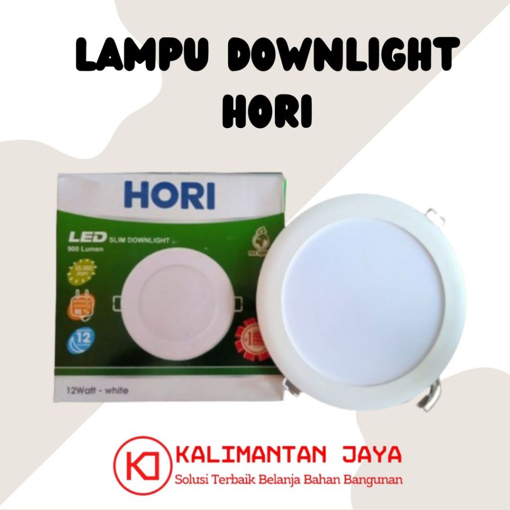 Jual Lampu Led Downlight HORI | Shopee Indonesia