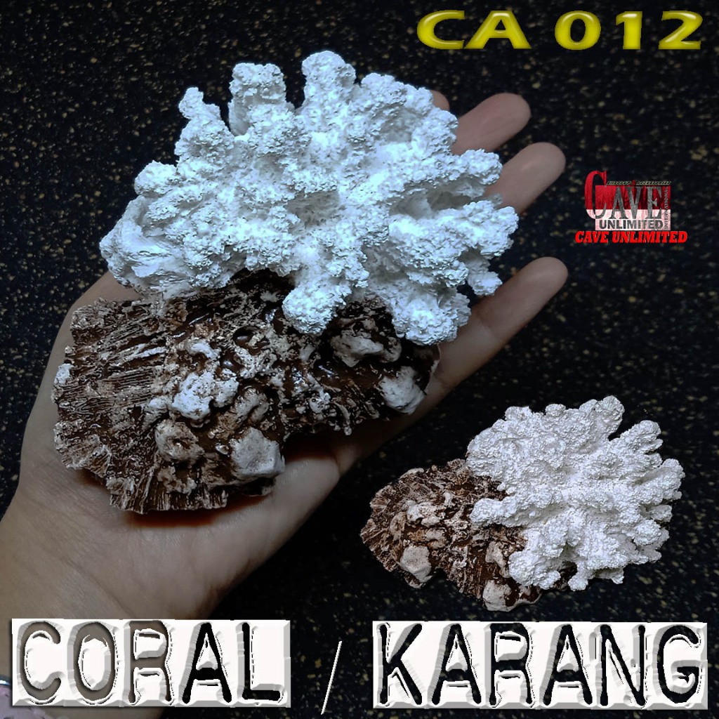 Jual CA012 Coral karang anemon palsu hiasan dekorasi aksesoris ornamen ...