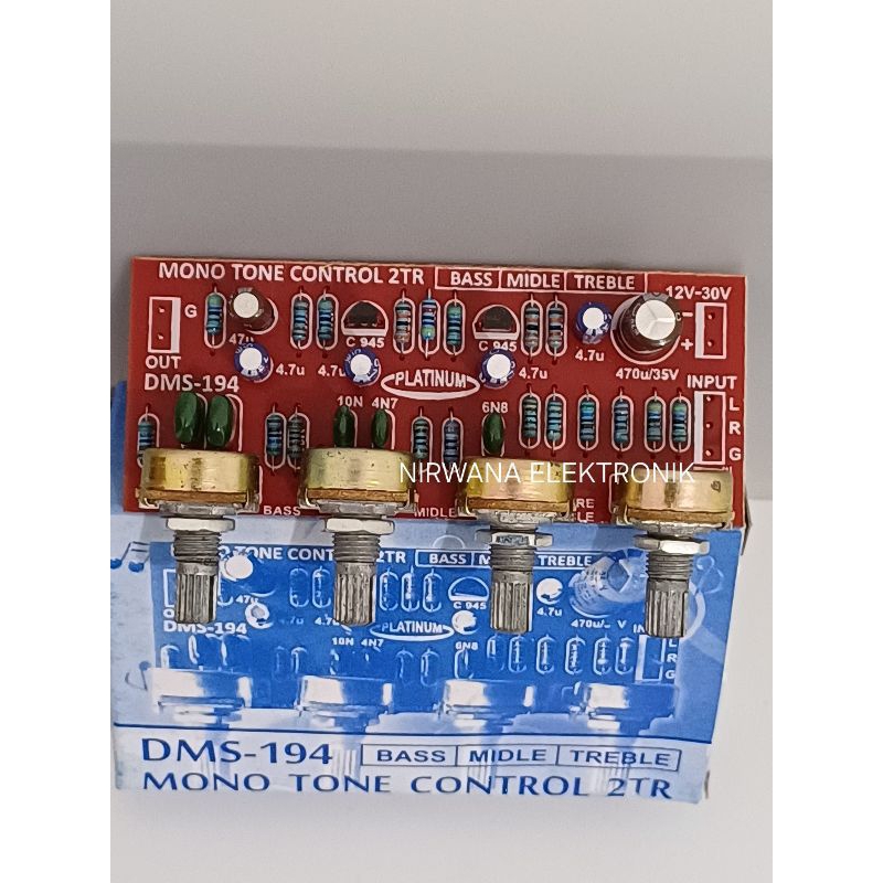 Jual KIT TONE CONTROL MONO 2 TRANSISTOR DMS 194 | Shopee Indonesia