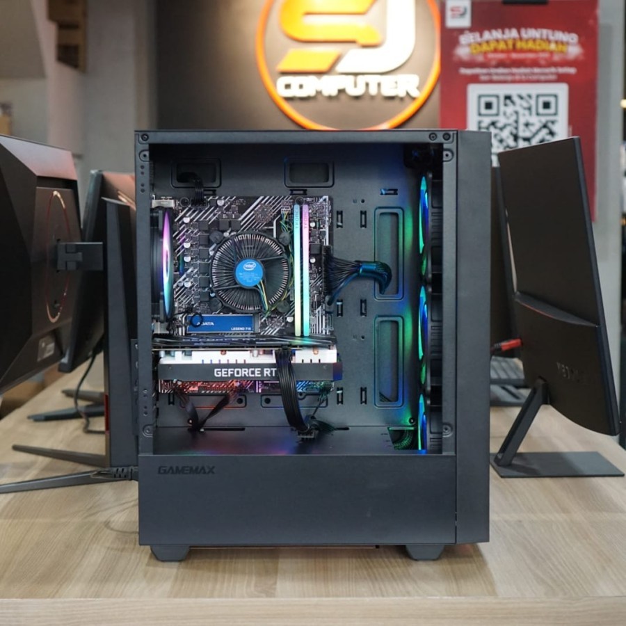 Jual Rakitan PC Gaming I5 10400F | 16GB KIT | SSD 256GB | RTX 3050 8GB | Shopee Indonesia