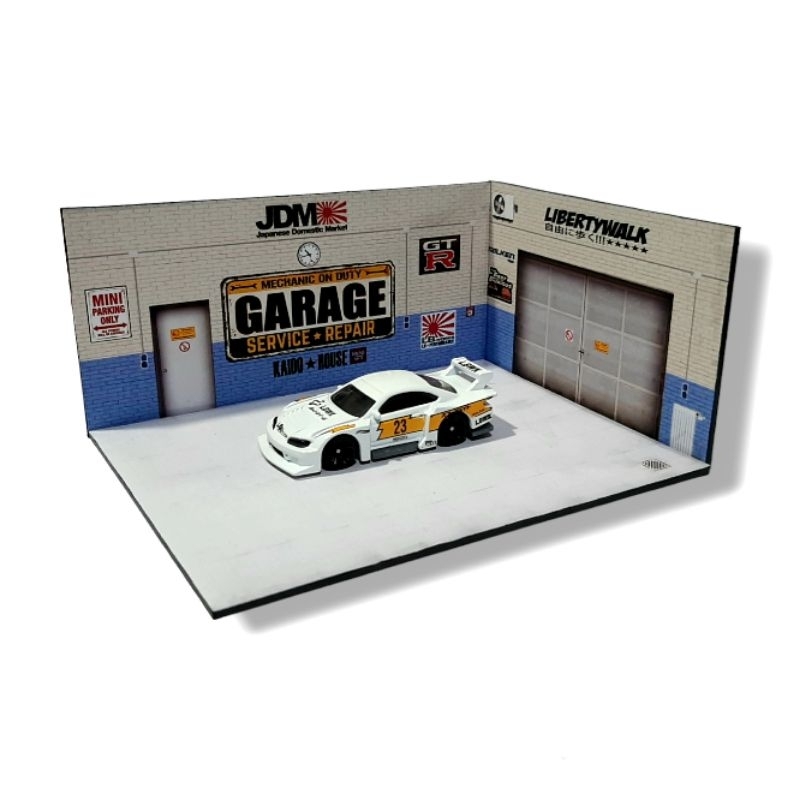 Jual Liberty Walk JDM Pola Diorama Garasi service papercraft skala 1/64 ...