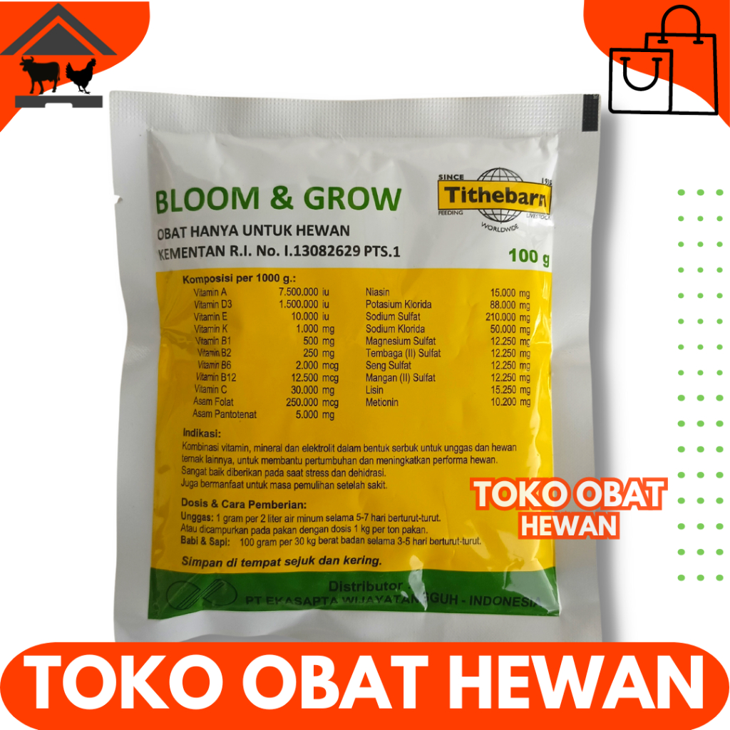 Jual VITA BLOOM 100 GRAM & BLOOM AND GROW 100 GRAM & EH VITEL 100 GRAM ...