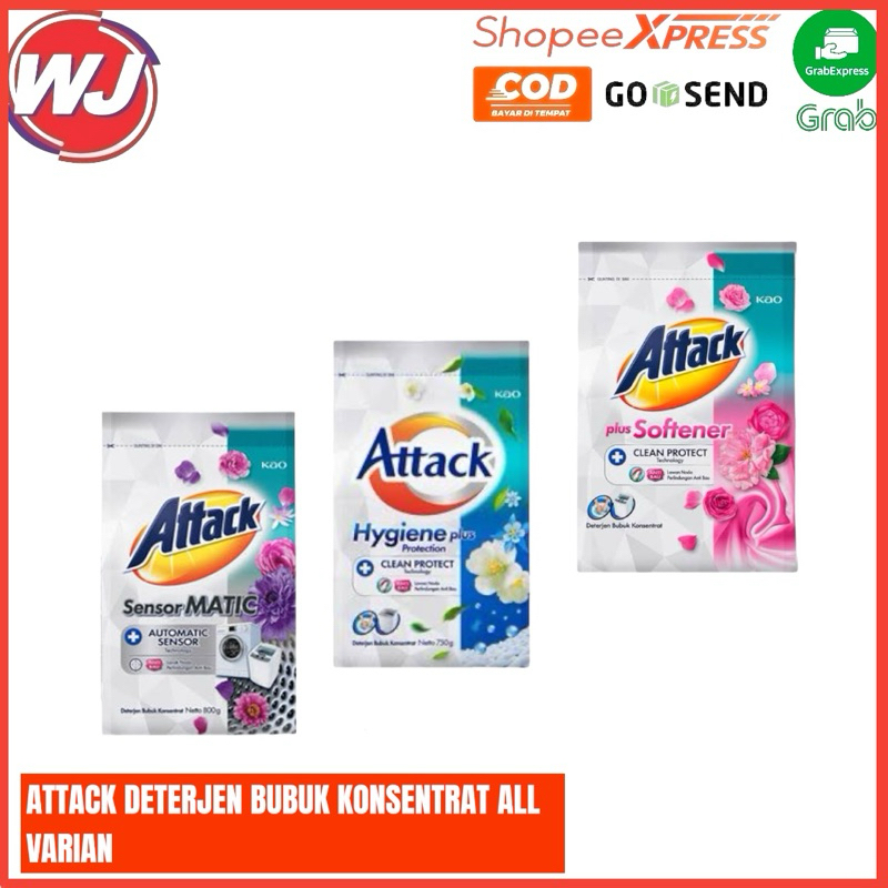 Jual ATTACK DETERJEN BUBUK ALL VARIANT | Shopee Indonesia