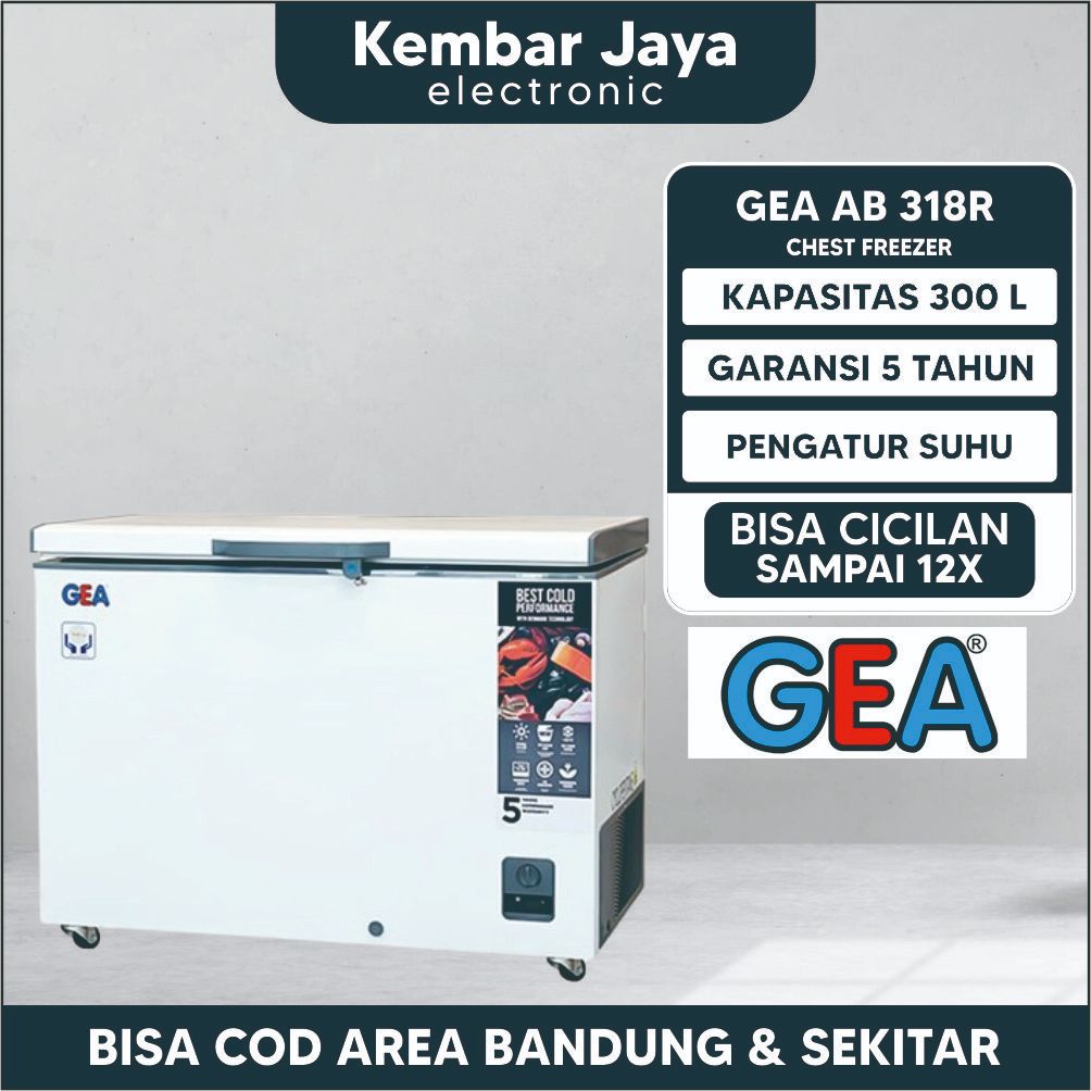 Jual CHEST FREEZER GEA TYPE AB 318R GARANSI RESMI | Shopee Indonesia