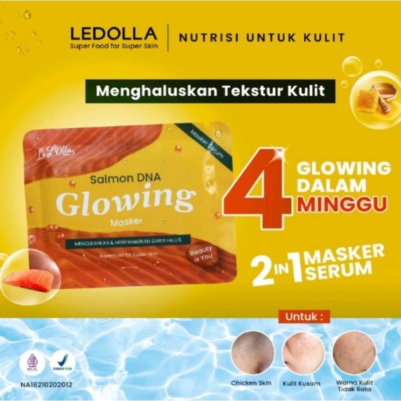 Jual Masker Muka Serum Salmon DNA (Glowing) | Shopee Indonesia