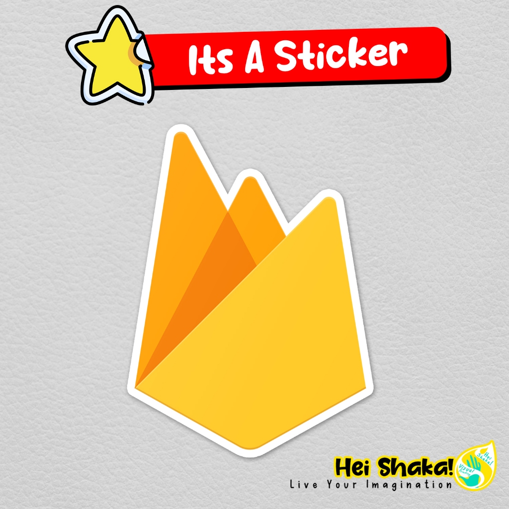 Jual Stiker Firebase Logo Sticker Programmer Developer Coding Vinyl ...