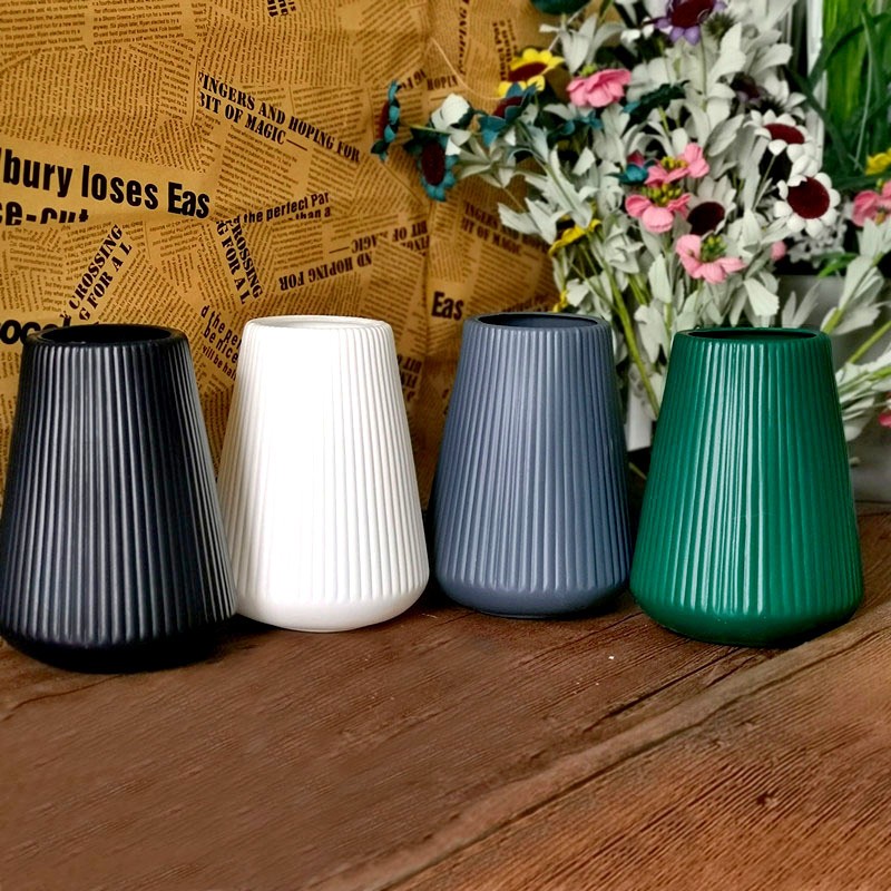 Jual Vas Pot Bunga Meja Jumbo Dekorasi Rumah Minimalis Aeshtetic Untuk ...