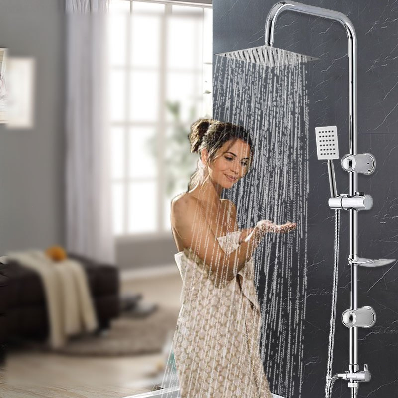 Jual Shower Kamar Mandi Shower Tiang Set Dingin Wall Mounted Set shower ...