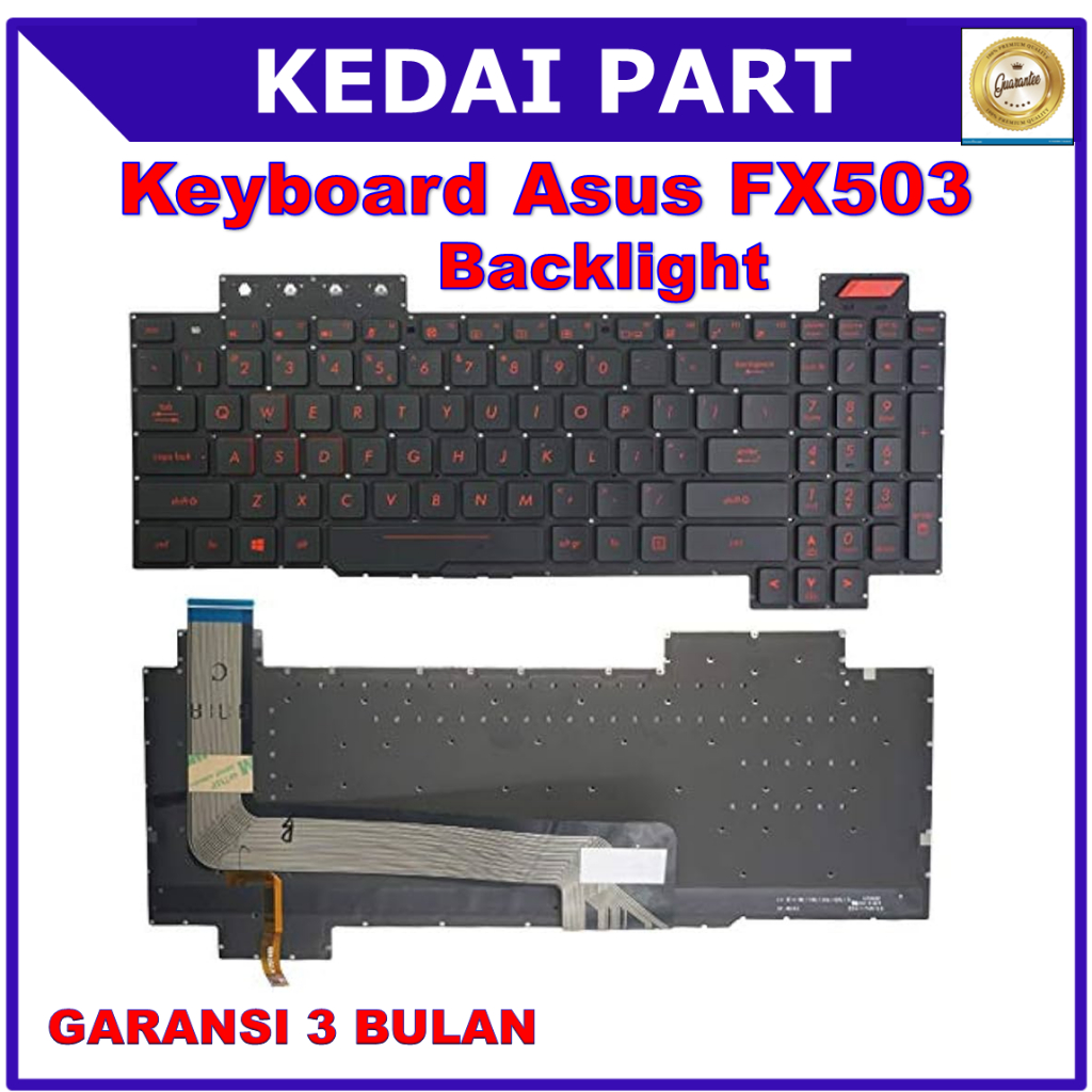 Jual Keyboard Asus TUF FX503 FX503V FX503VD FX503VM Backlight | Shopee ...