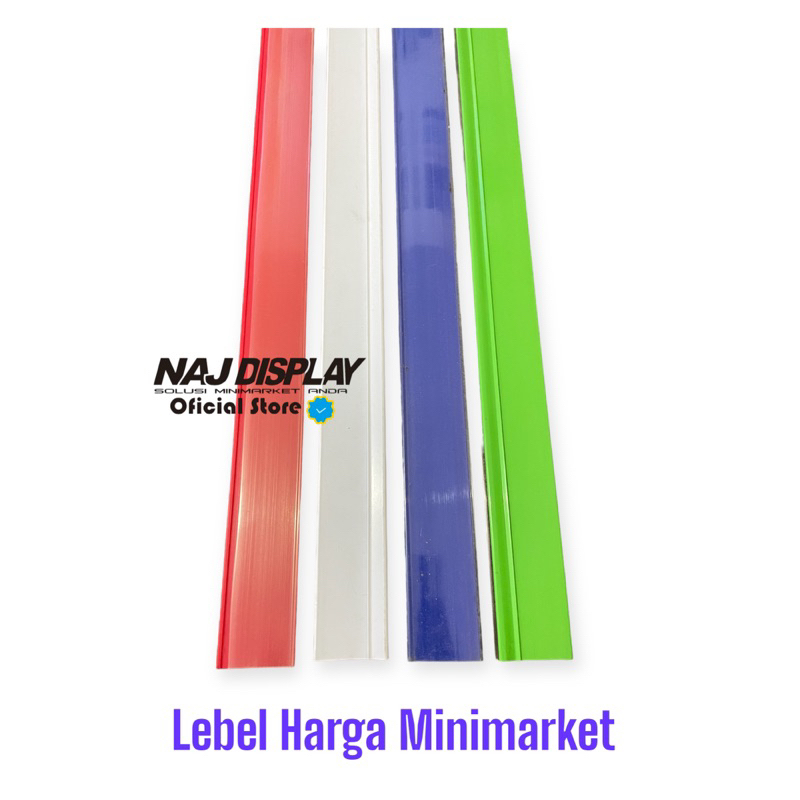 Jual Pricetag DBS -39 / Rail Card Minimarket / Label mika harga / Label ...