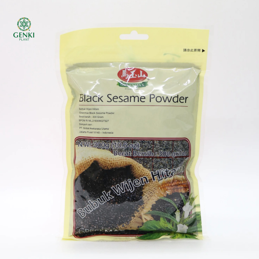 Jual Greenmax Black Sesame Powder / Bubuk Wijen Hitam - 300 g | Shopee ...
