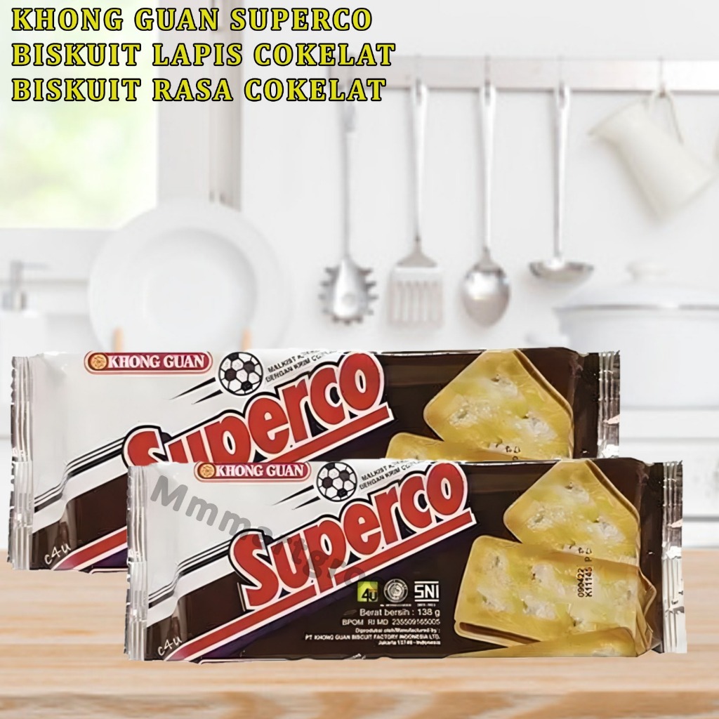 Jual Khong Guan Superco / Biskuit Lapis Cokelat / Biskuit Rasa Cokelat ...