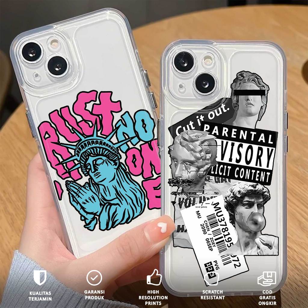 Jual Case Tecno Spark 20 Spark 20c Spark Go [aesthetic] Clear Case Softcase Bening Tebal