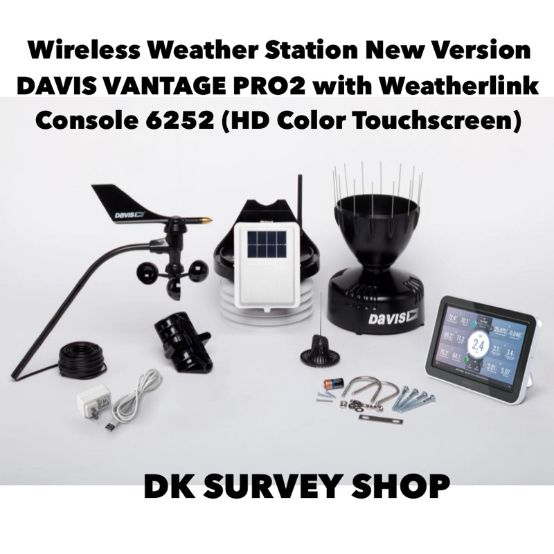 Jual WIRELESS WEATHER STATION - AWS DAVIS VANTAGE PRO2 6252 with ...