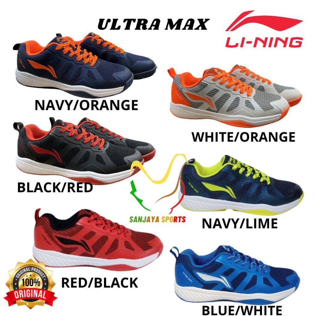 Jual SEPATU BADMINTON BULUTANGKIS LINING ULTRAMAX ULTRA MAX ORIGINAL ...