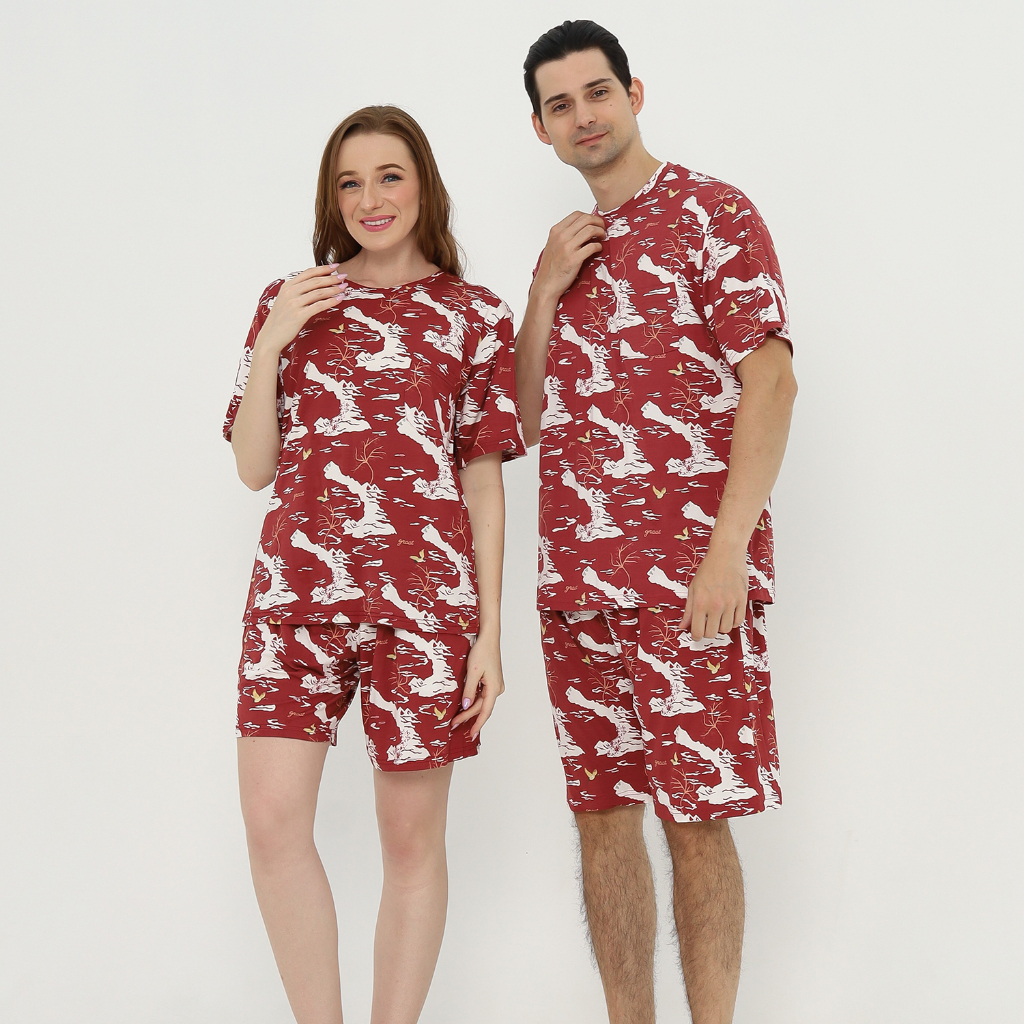 Jual GREET NIGHT WEAR - Piyama TENCEL™️ Modal Couple Set Model : TC-098 ...