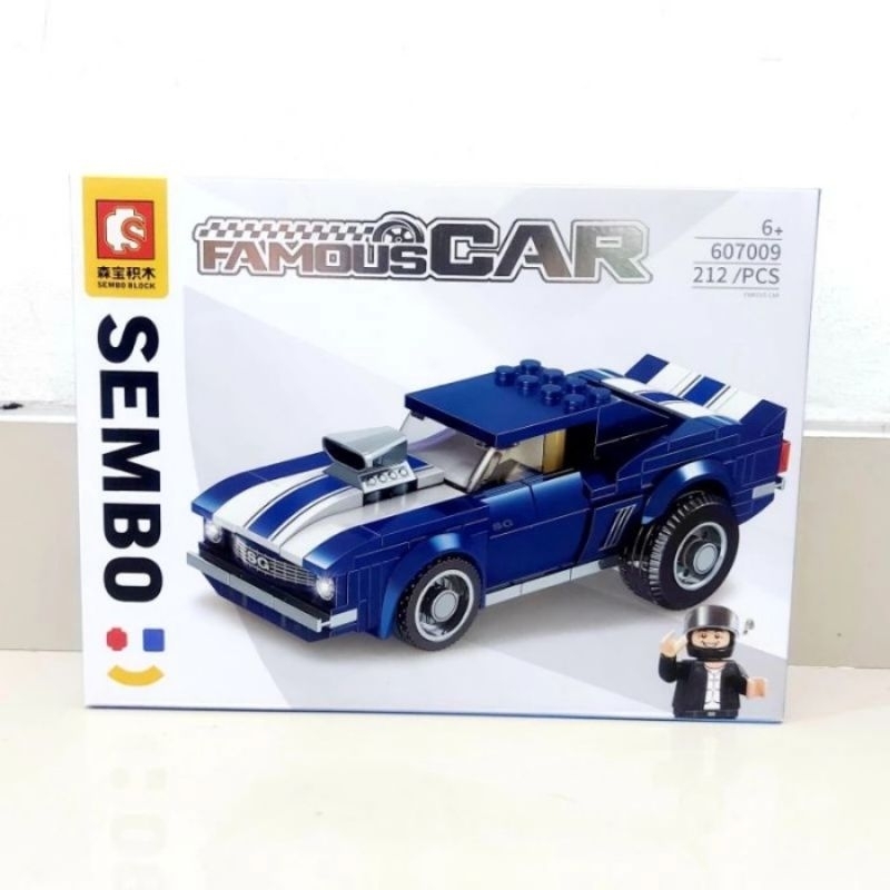 Jual Sembo Block Famous Car Sedan Sport Mainan Brick Balok Susun Mobil ...