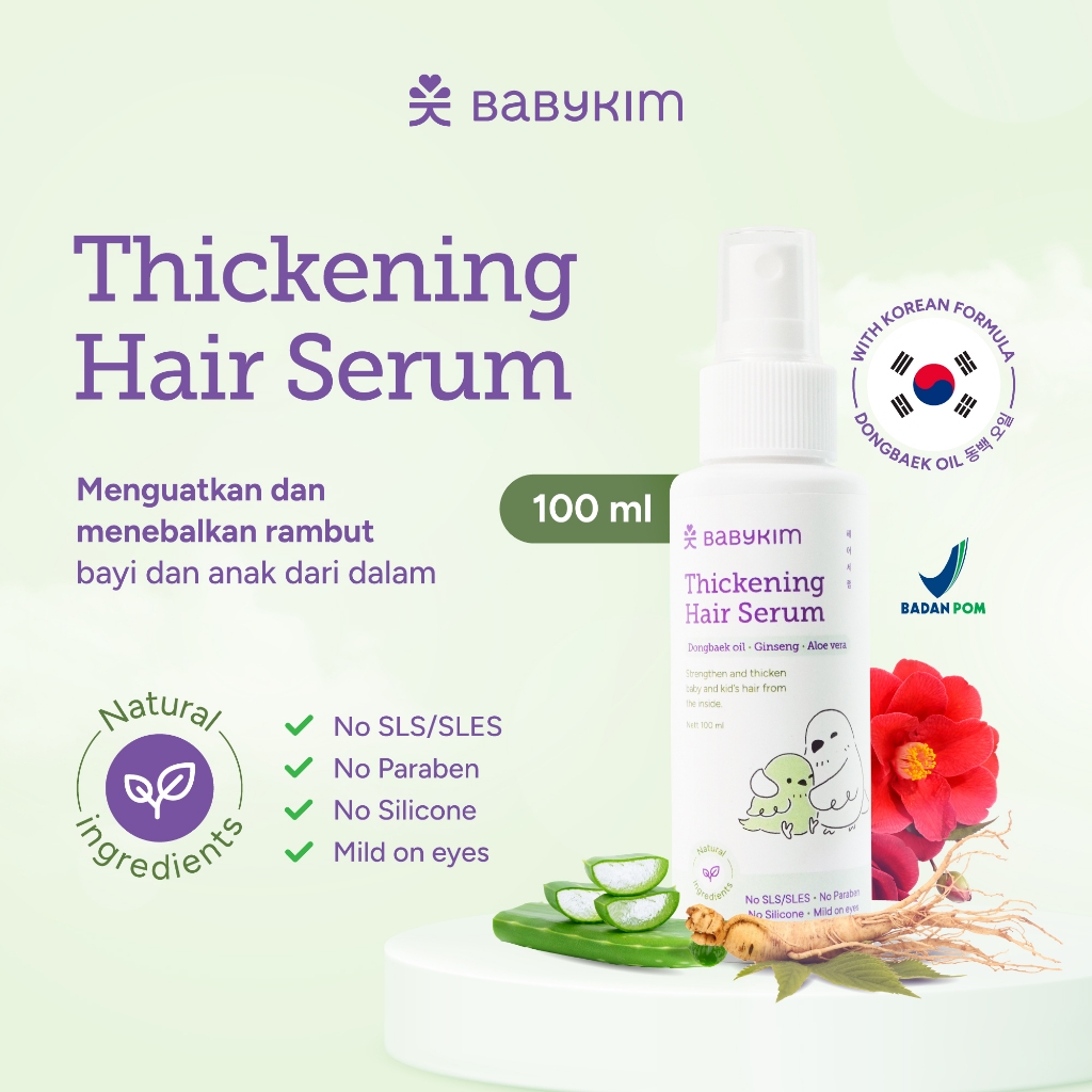 Jual [CUCI GUDANG] Exp 2027 Babykim Non SLS Hair Lotion / Serum Baby ...