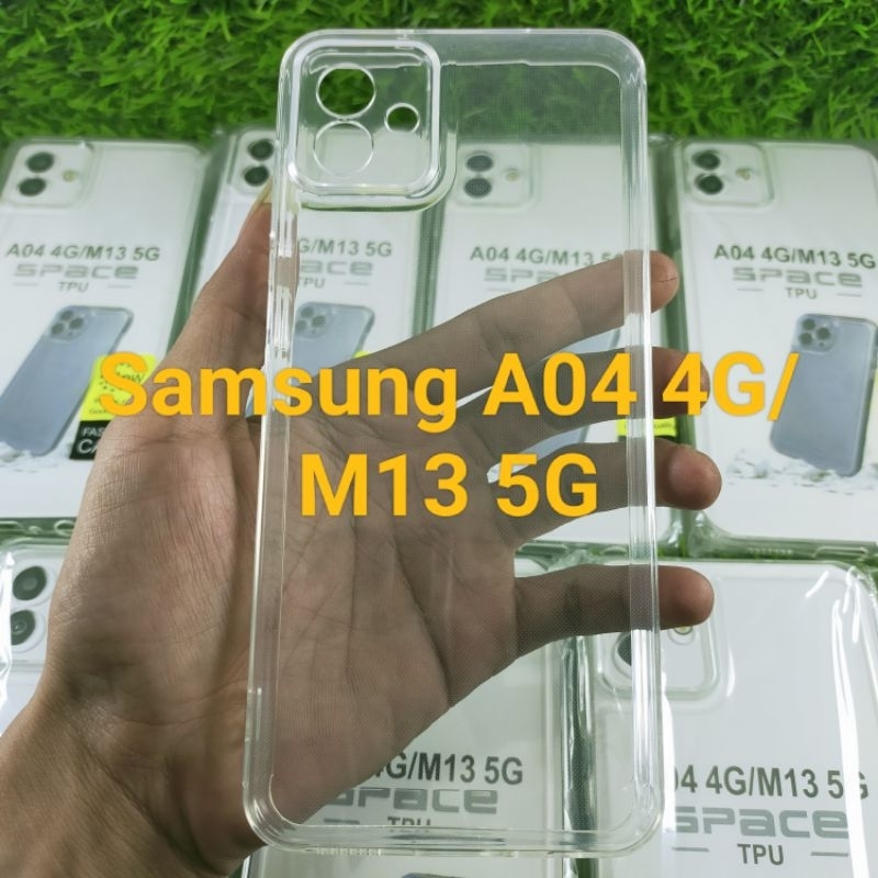 Jual Silikon Soft case bening Space Samsung A04 4G/M13 5G | Shopee ...