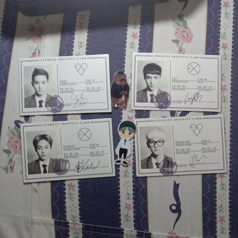 Jual EXO XOXO Official PC ( Photocard / ID CARD ) | Shopee Indonesia