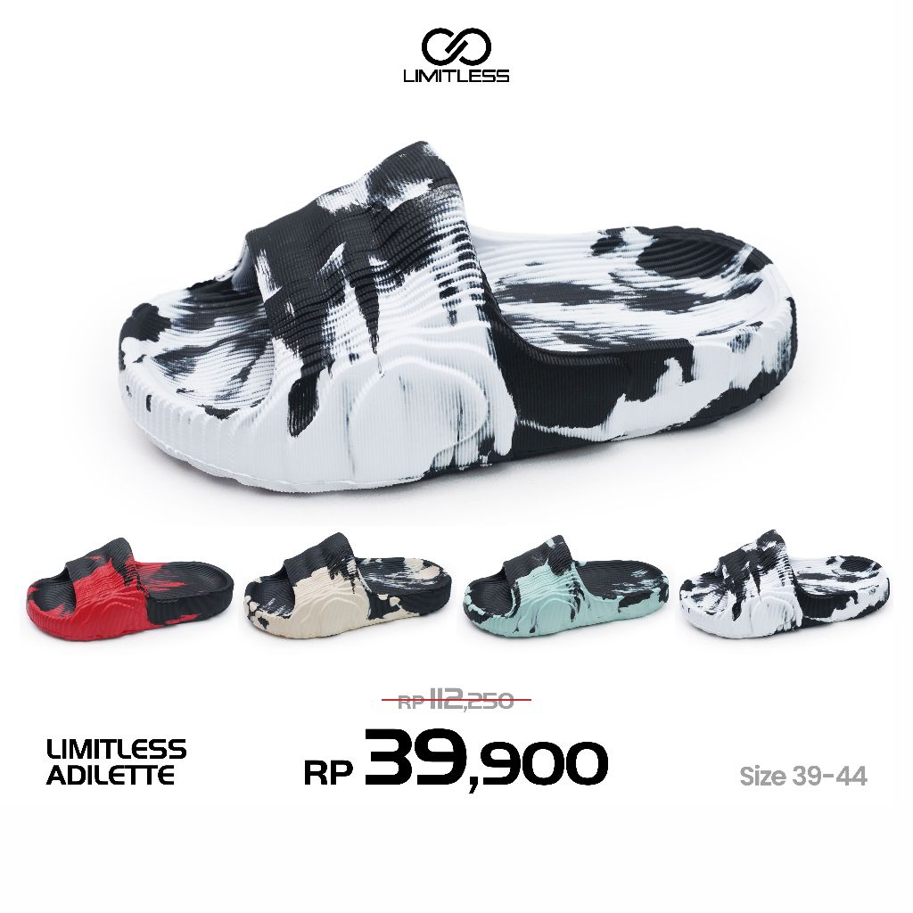 Jual Limitless - Sendal Slop Pria Terbaru 2026 Sendal Slide Cowok ...