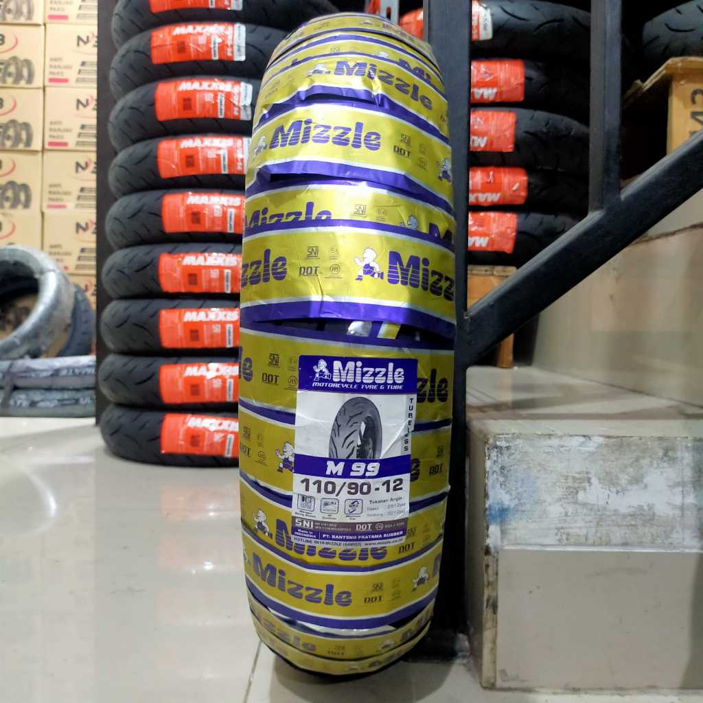 Jual Ban Motor Mizzle M99 110/90-12 New Scoopy Genio Ban Belakang Ring ...