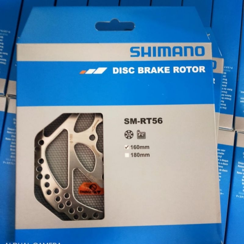 Jual Rotor shimano rt56 Deore SM-RT56 6-Bolt, 160mm / 6 inch piringan ...